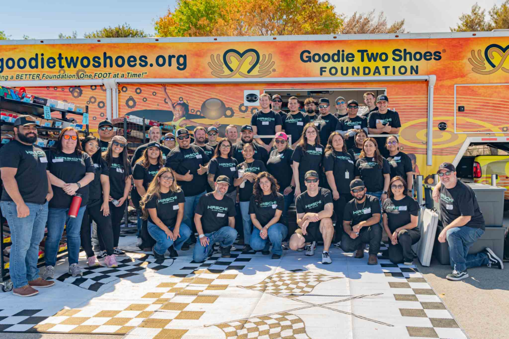 Soleful Giving: A Day with Goodie Two Shoes - Helping Hands | Hirschi